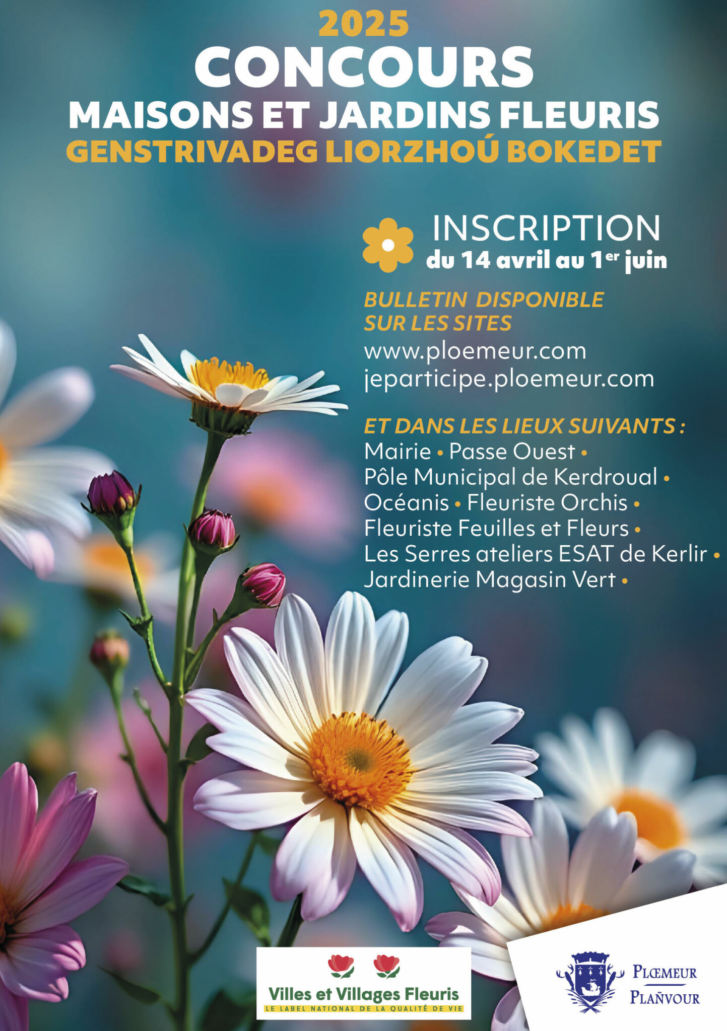 Concours Maisons et Jardins Fleuris 2025 - Ville de Ploemeur